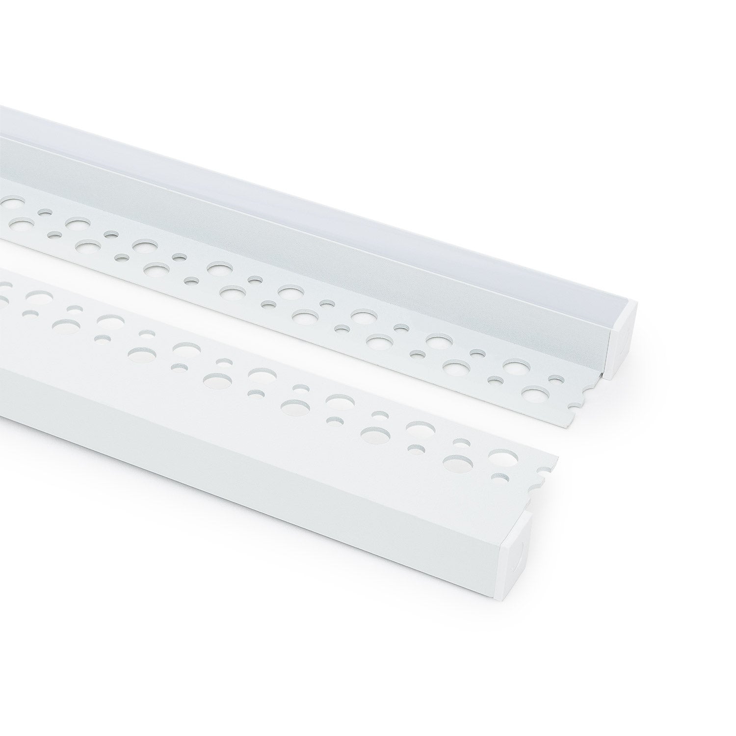Profilé Aluminium Intégration Plâtre/Placo pour Ruban LED jusqu'à 8 mm ...
