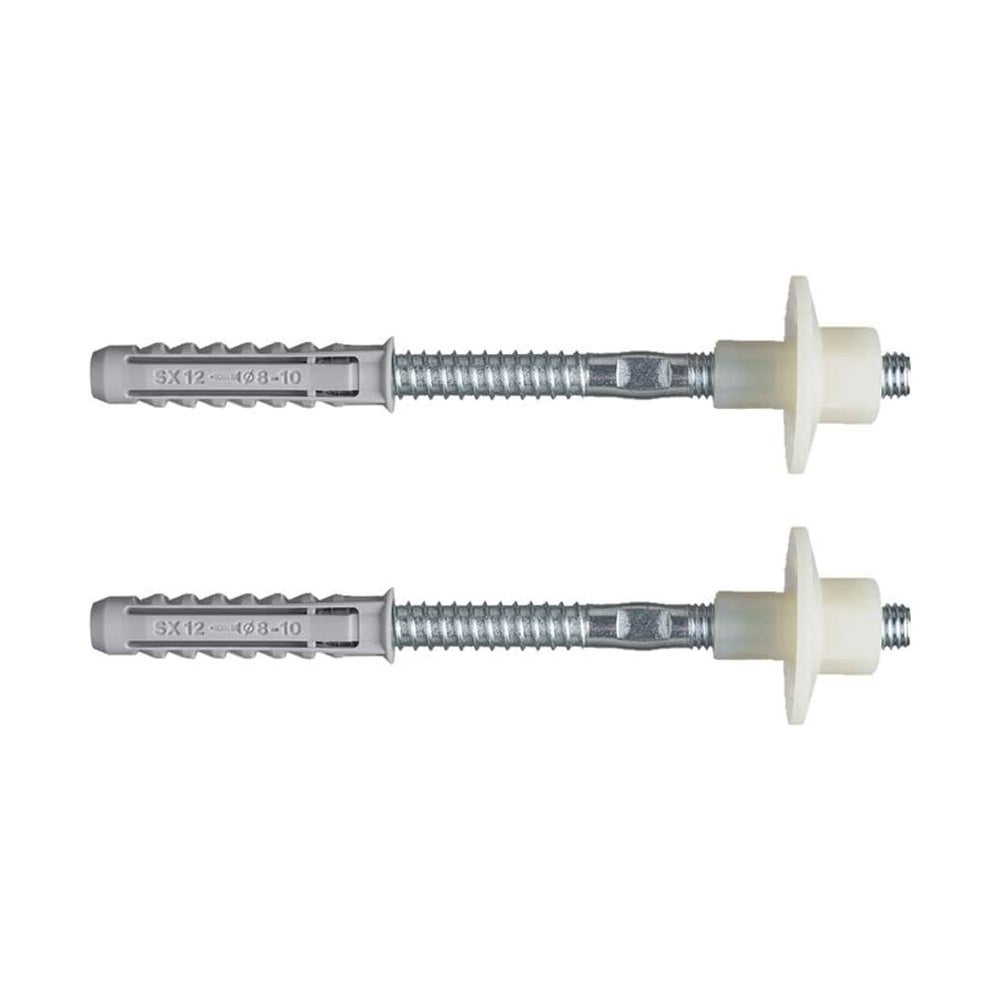 Kit de fixation pour lavabo suspendu M10x120 mm acier avec écrou ...