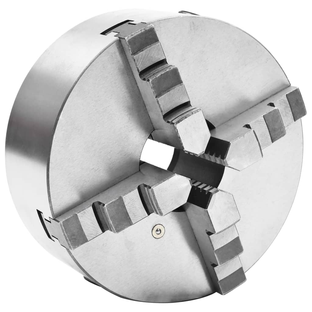 Mandrino per tornio a 4 griffe autocentrante 200 mm in acciaio | Leroy ...