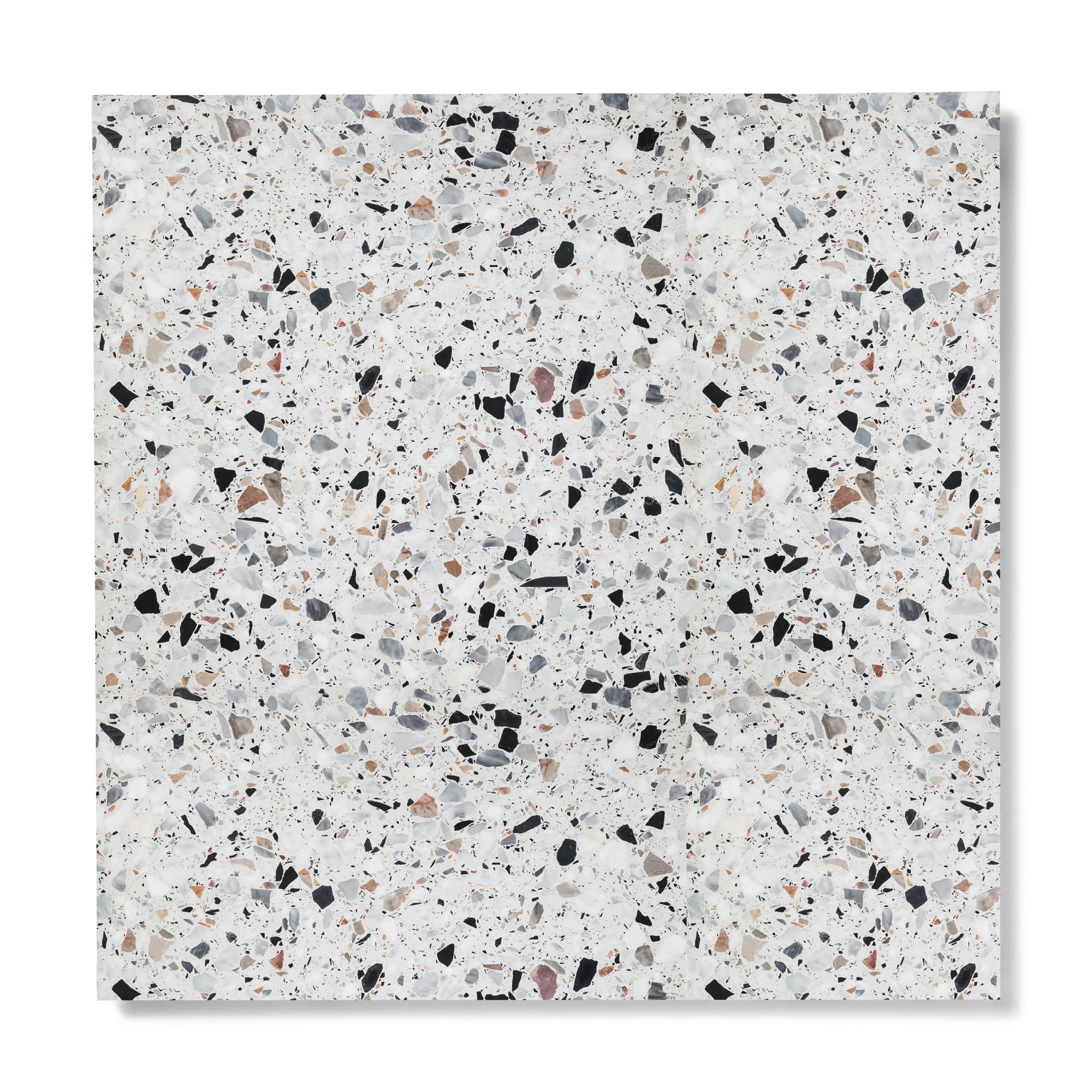 Carrelage sol véritable Terrazzo Premium Murano l.60 x L.60 cm Ep. 2 cm ...