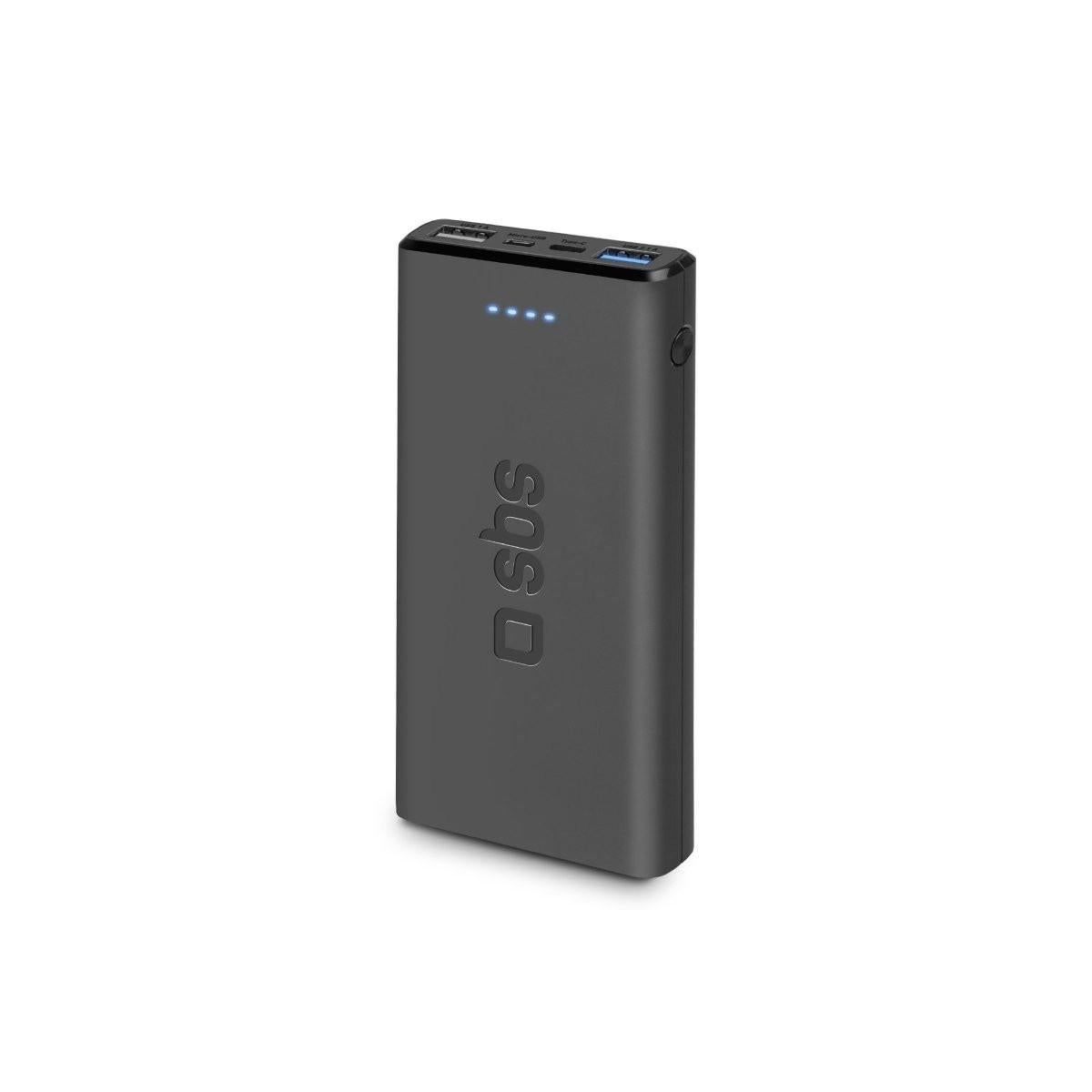 SBS TTBB10000FASTK batería externa Polímero de litio 10000 mAh Negro ...