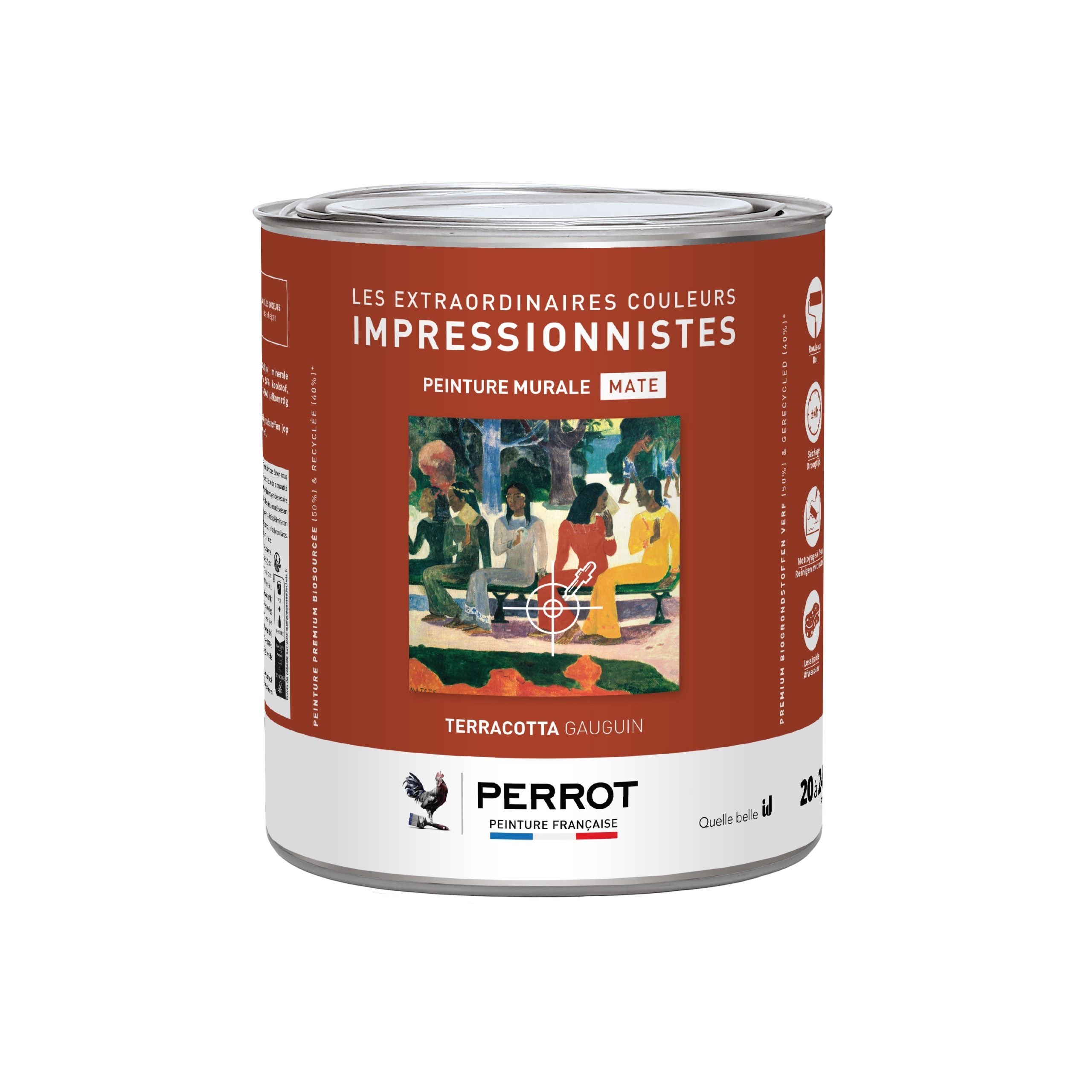 PEINTURE MURALE MATE TERRACOTTA GAUGUIN 500ML - PERROT | Leroy Merlin