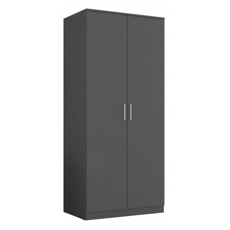 Armoire Dressing 2 Portes Grise | Leroy Merlin
