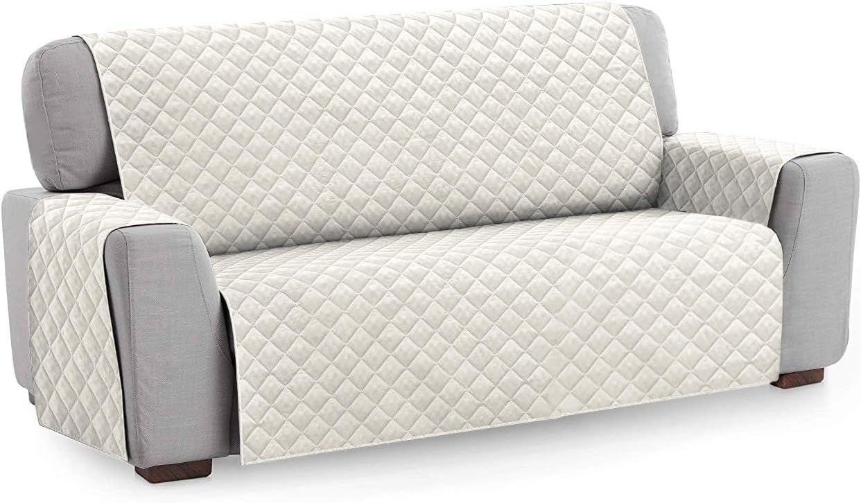 Housse de canapé Matelassée 2 Places Douce Protégez Sofa Fauteuil ...