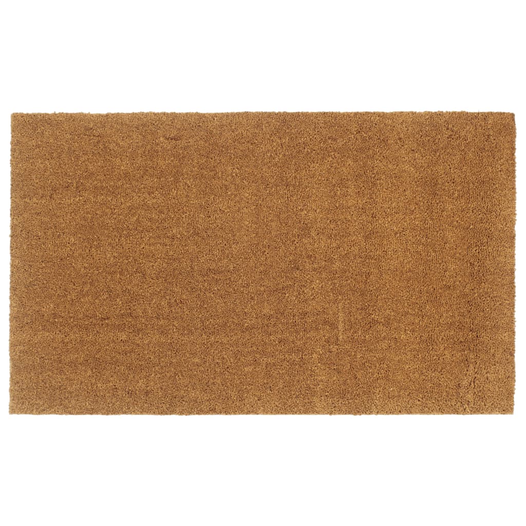 Tapis de porte naturel 90x150 cm fibre de coco touffeté vidaXL | Leroy ...