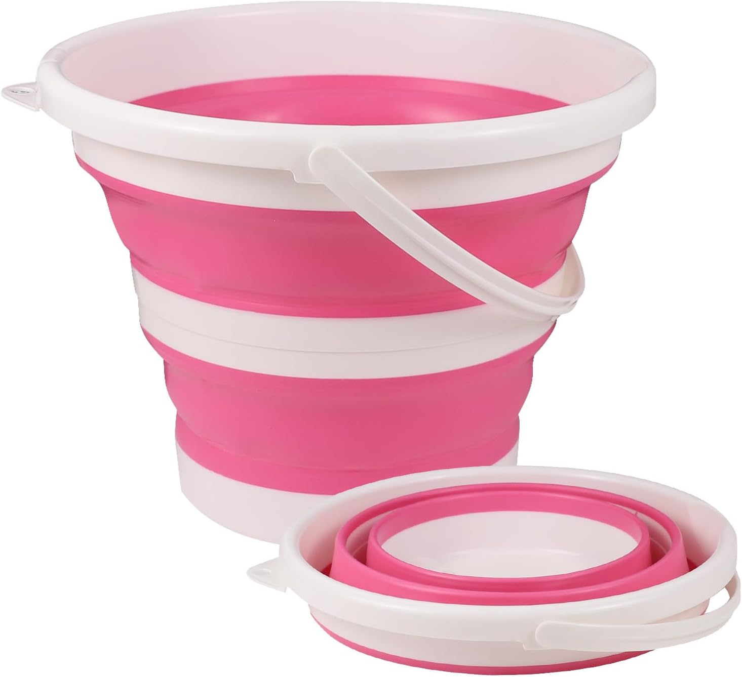 Seau pliable en silicone pour le camping, les voyages, le lavage de ...