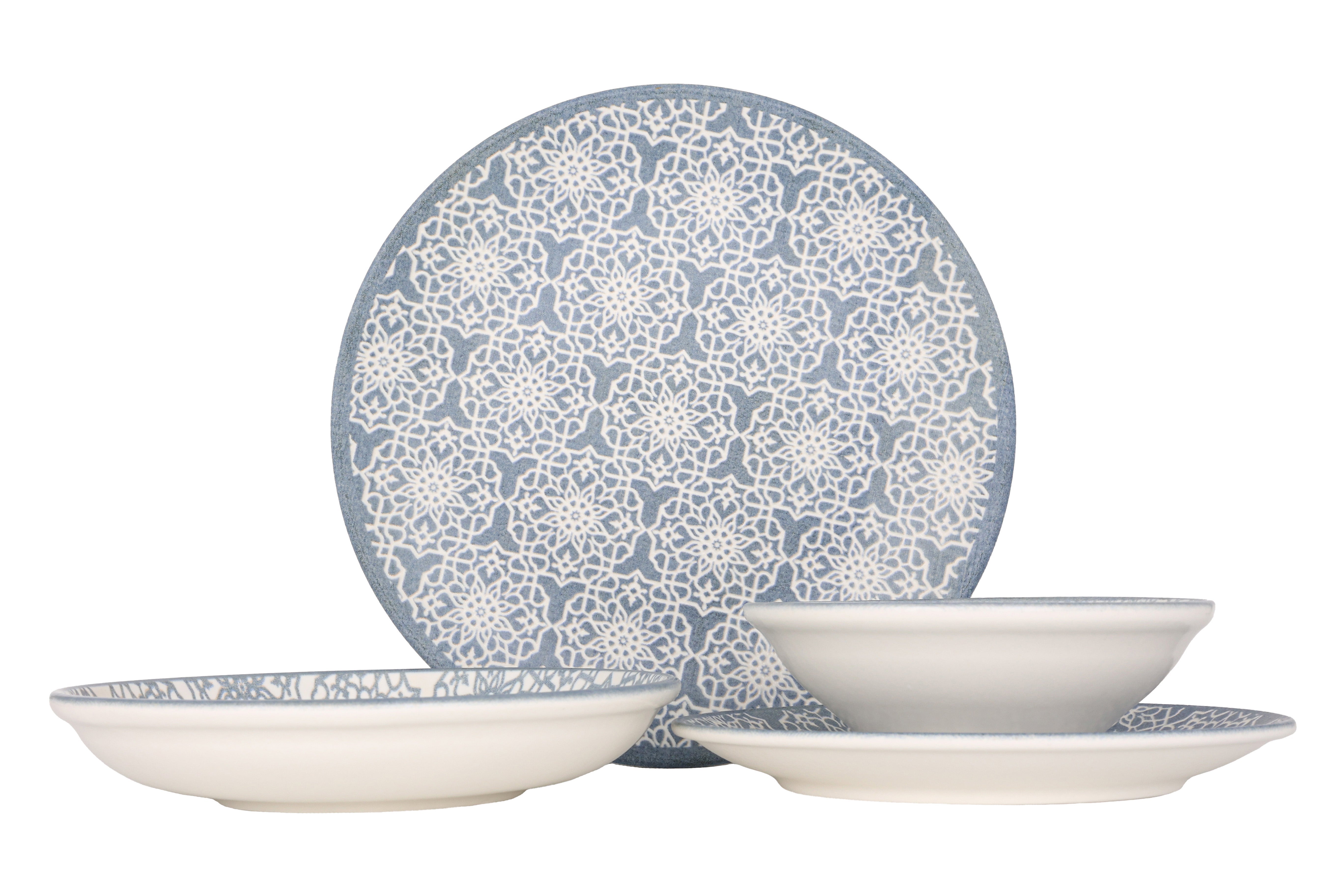 Kütahya Porselen Ensembles de vaisselle (Medium) - Casa Blue - 24 ...