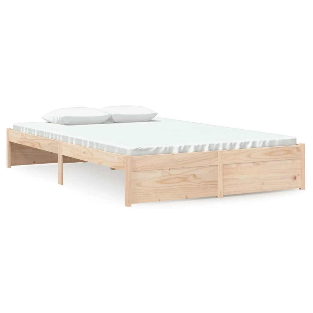 Lit double | Lit adulte | Cadre de lit Bois massif 120x200 cm181831 ...