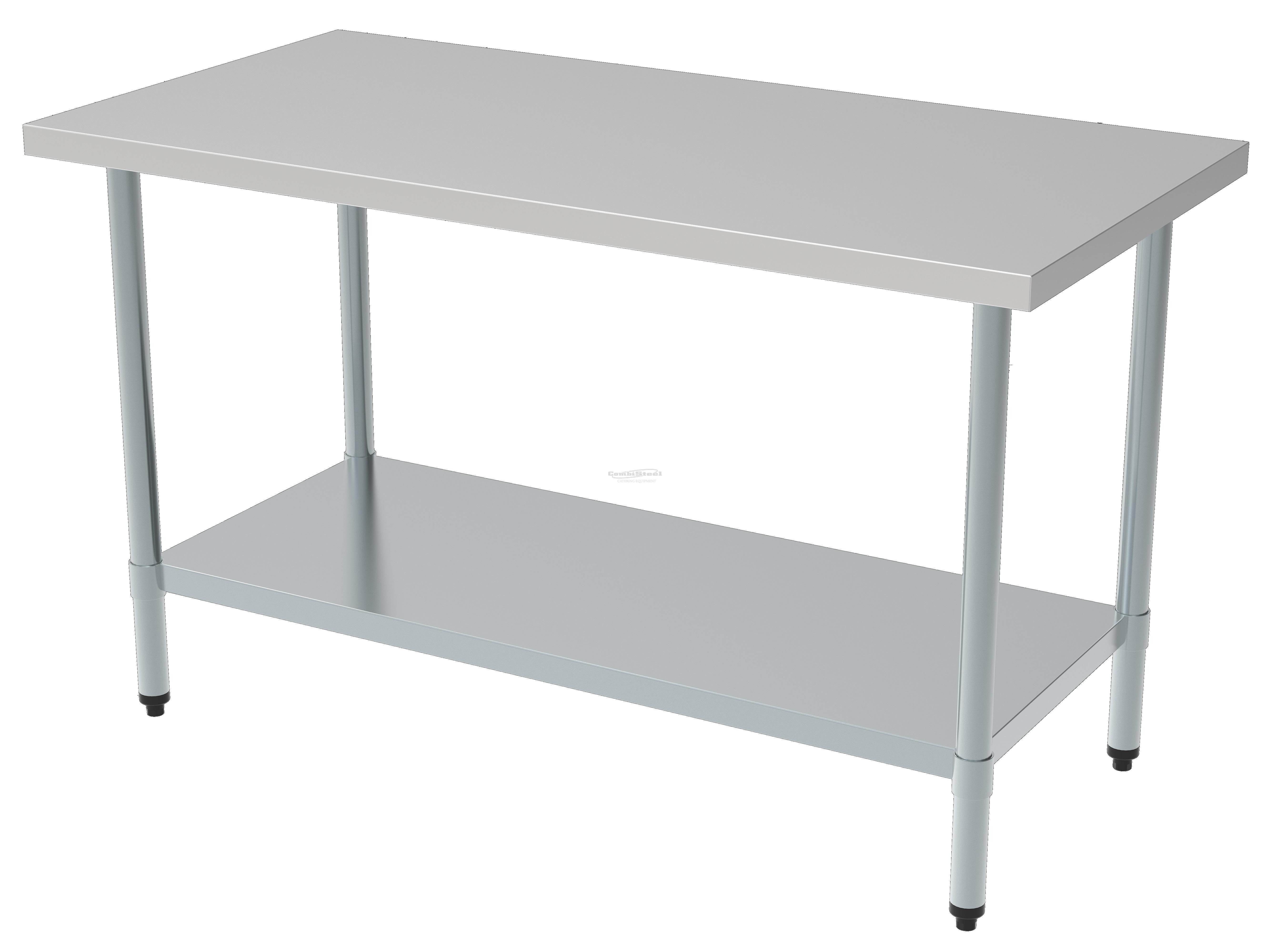 Table Inox avec Etagère Démontable - Gamme 700 - Combisteel - l70- L200 ...