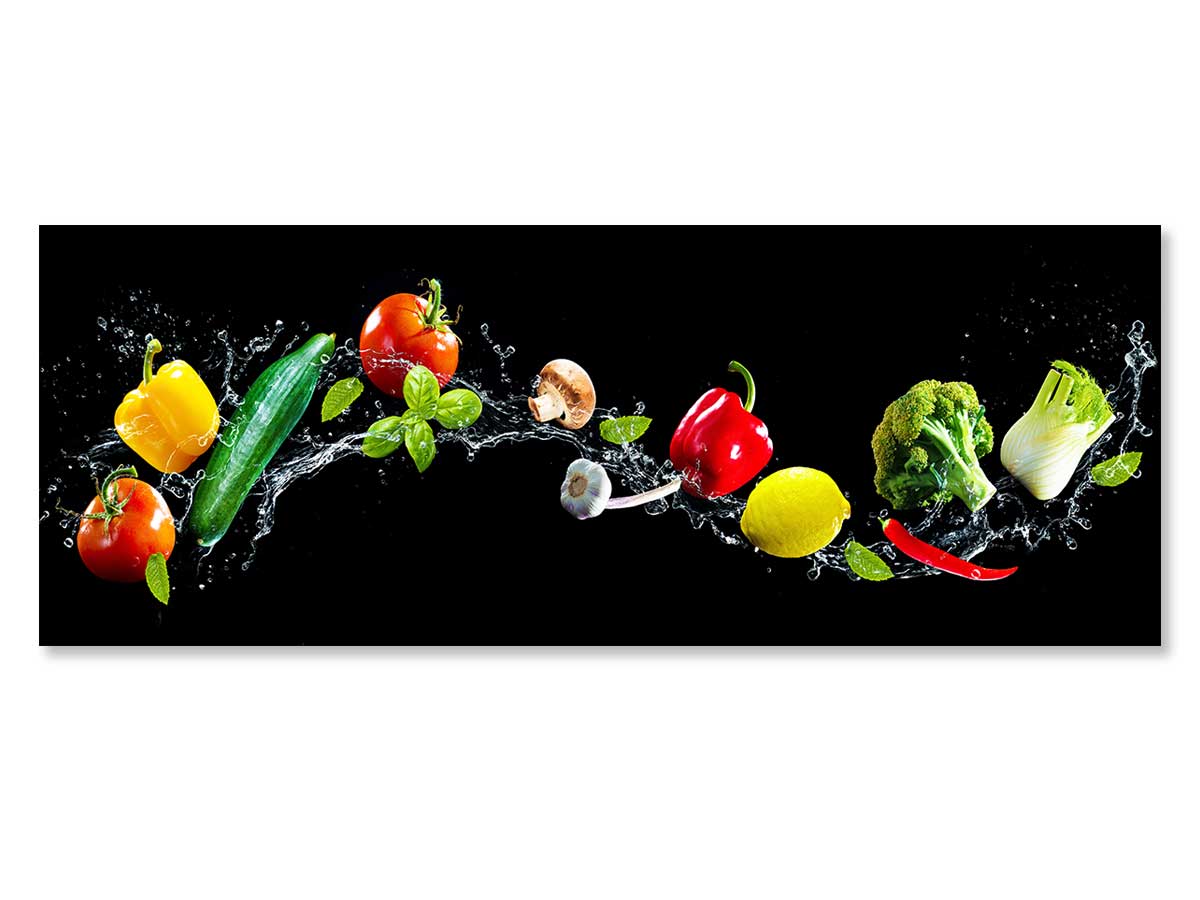 Tableau Legumes en folie - 80x30cm - made in France | Leroy Merlin