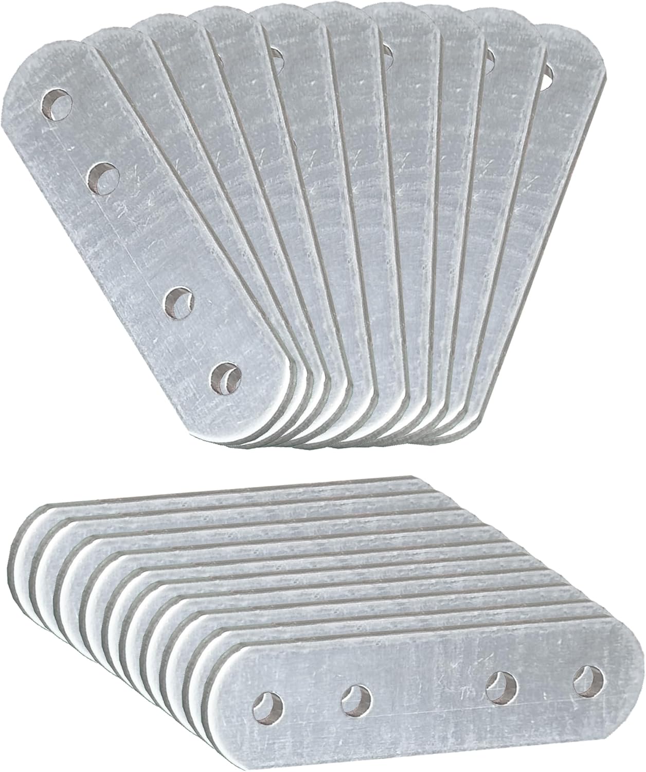 20 x Plaques d'assemblage perforée plates (77 x 16 ) Plaques de raccord ...