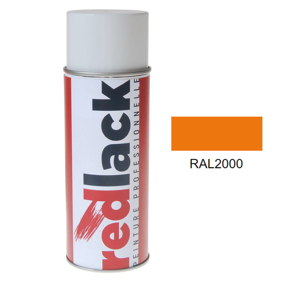 Redlack Pintura aerosol RAL 2000 Satinado multisuperficie | Leroy Merlin