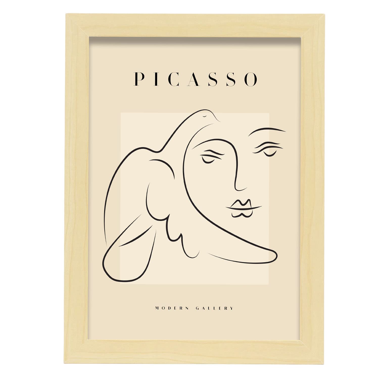 Nacnic Póster De Colección Picasso 1 Ilustraciones En Estilo Exhibición ...