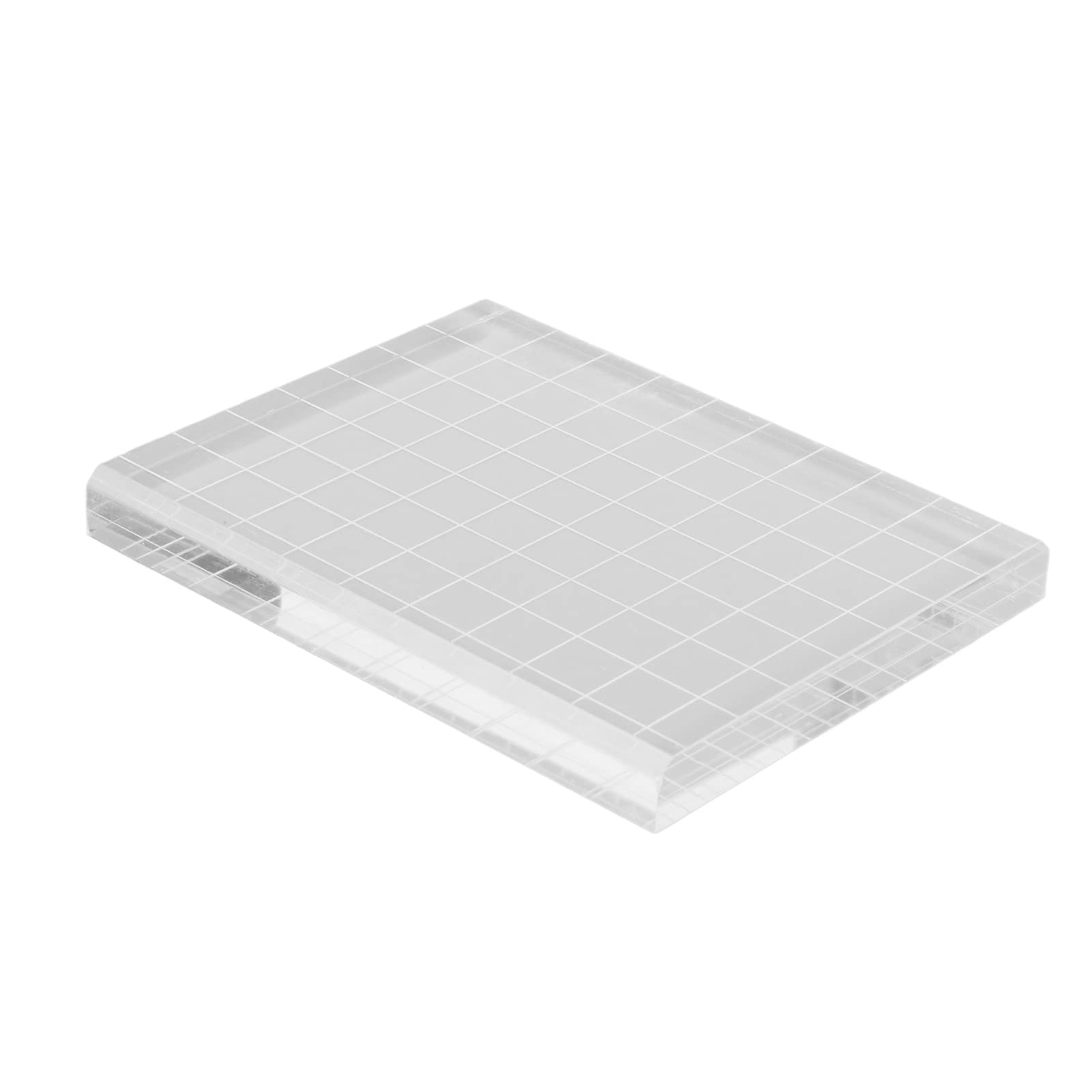 Blocco timbro acrilico Clear Lines Blocco timbro trasparente rigido fai ...