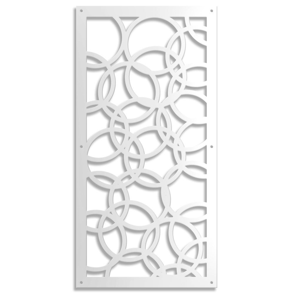 PEQUEÑOS CÍRCULOS - Panel de PVC perforado - Parasol blanco medidas ...