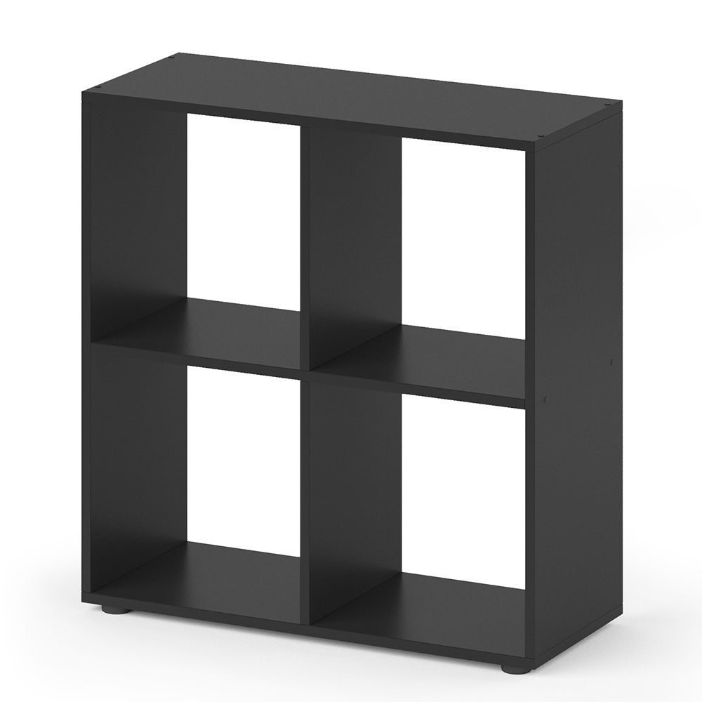 Vicco Meuble de rangement cube Tetra, Noir, 72.6x72cm | Leroy Merlin