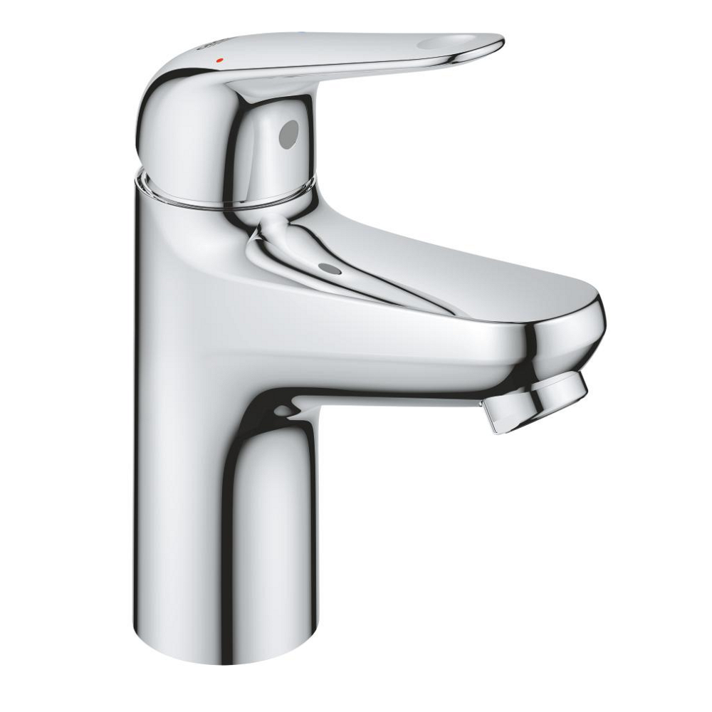 GROHE Mezclador de lavabo Swift con desagüe abierto Push cromo S ...