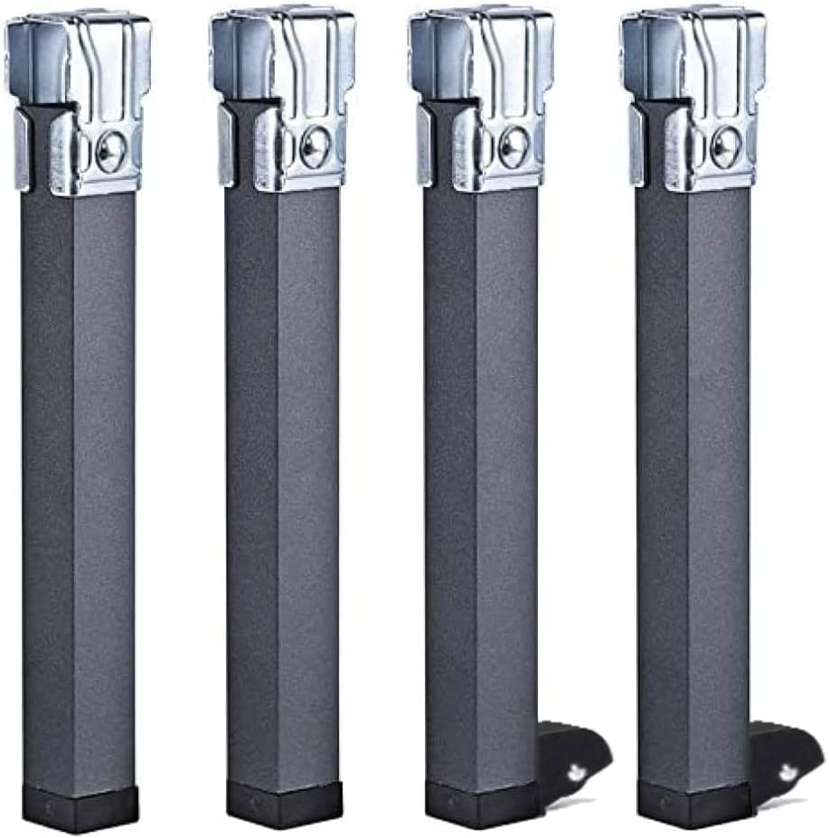 Juego de 4 Patas Cuadradas para Somier o Bases Tapizadas | Patas ...