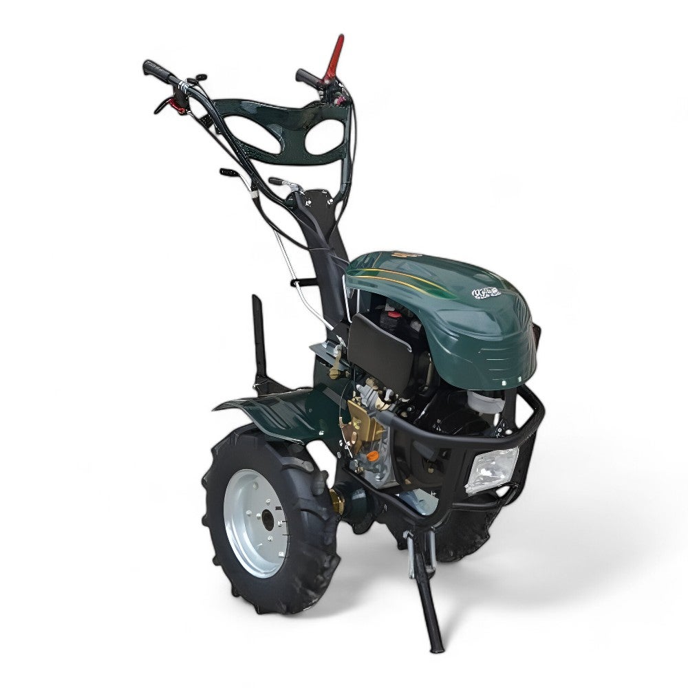 Motoculteur Diesel 10CV démarrage électrique largeur 100cm, 3 vit ...