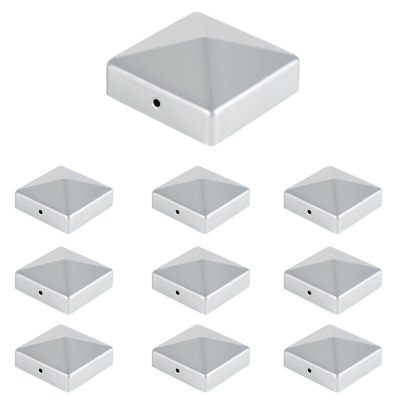 Remate de poste en forma de pirámide para poste de madera de 91x91mm ...