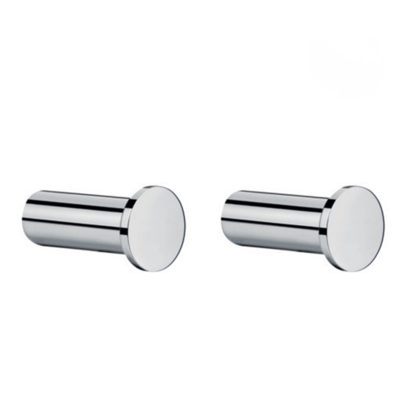 Hansgrohe Logis Universal Lot de deux crochets porte-serviette, Chrome ...