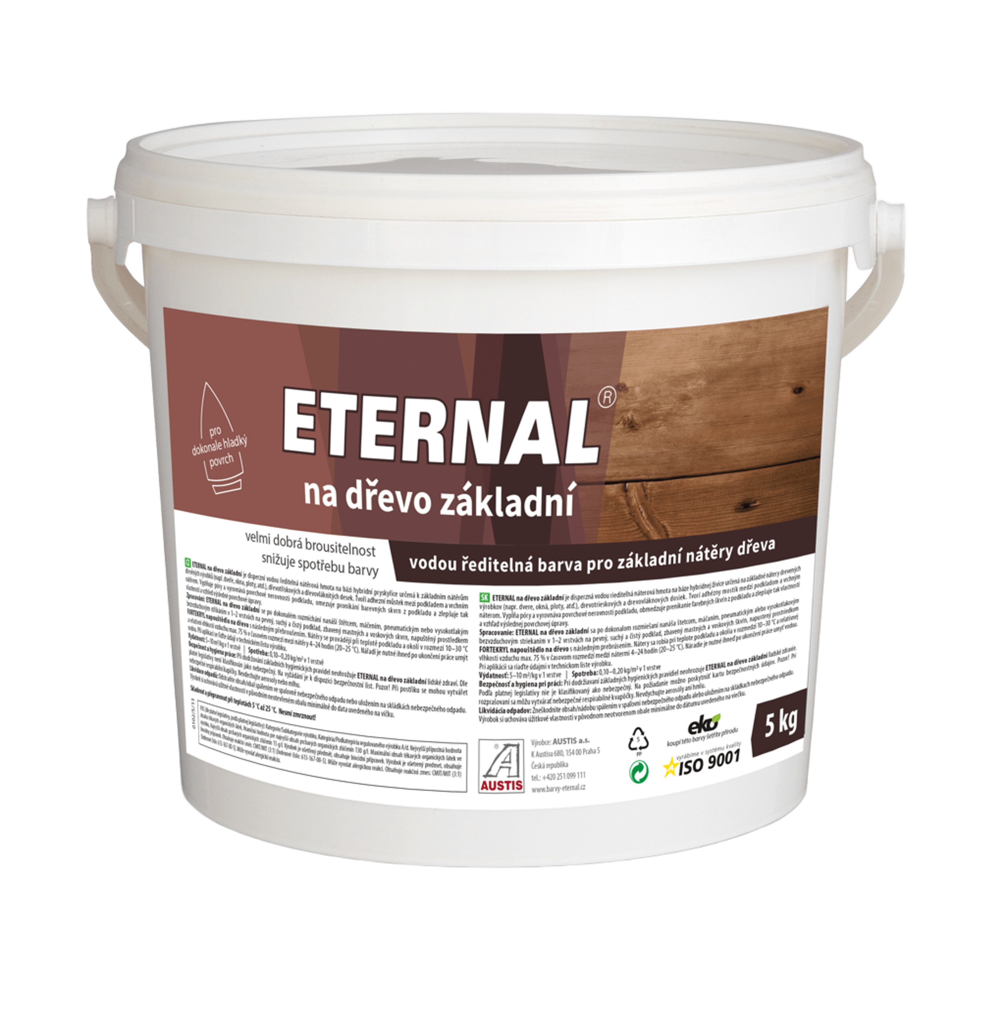 Éternel pour bois de base 5 kg, blanc | Leroy Merlin