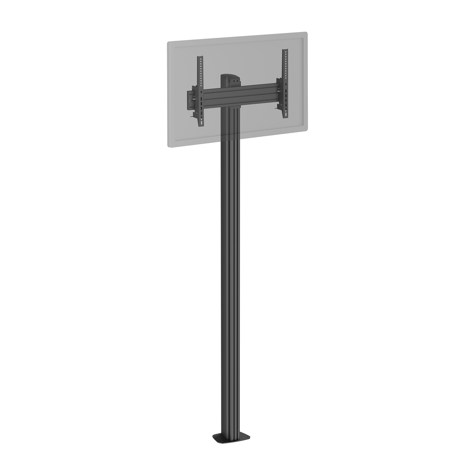 KIMEX - Support TV sur pied 32'' - 75'' Hauteur 240cm à visser ...