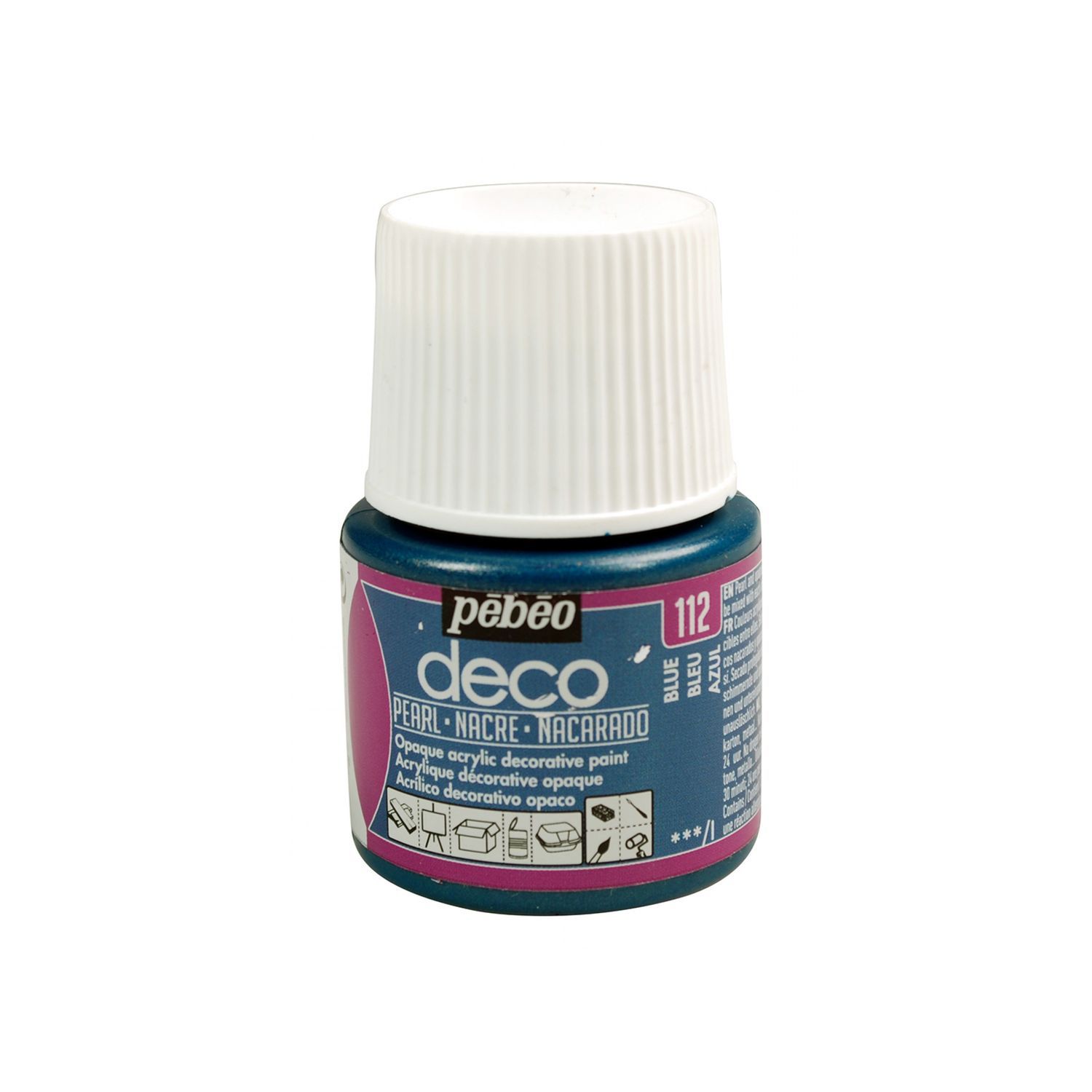 Vernice acrílica opaca nacarada Azul 45 ml | Leroy Merlin