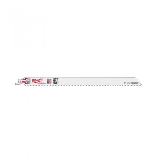 Lame scie sabre Sawzall fine 300 mm 18 dents MILWAUKEE - 5 pièces ...