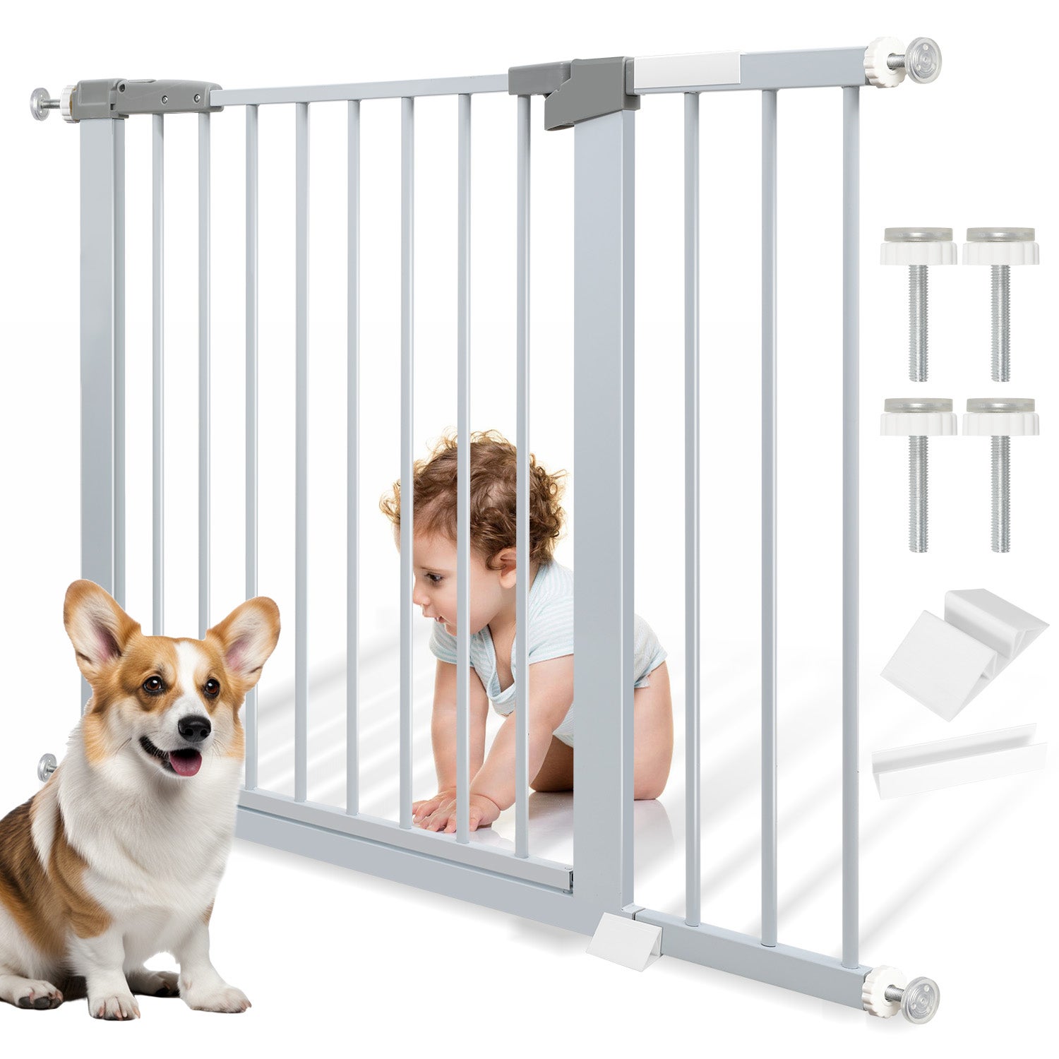Cancelletto di sicurezza 97-104 cm per bambini Autochiudente e ...