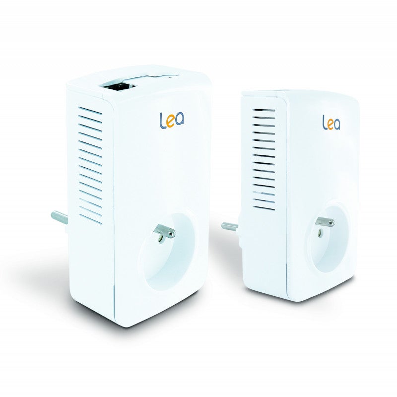 Prise CPL NetSocket 1800 Mbps 1 port Ethernet GbE (lot de2) - blanc ...