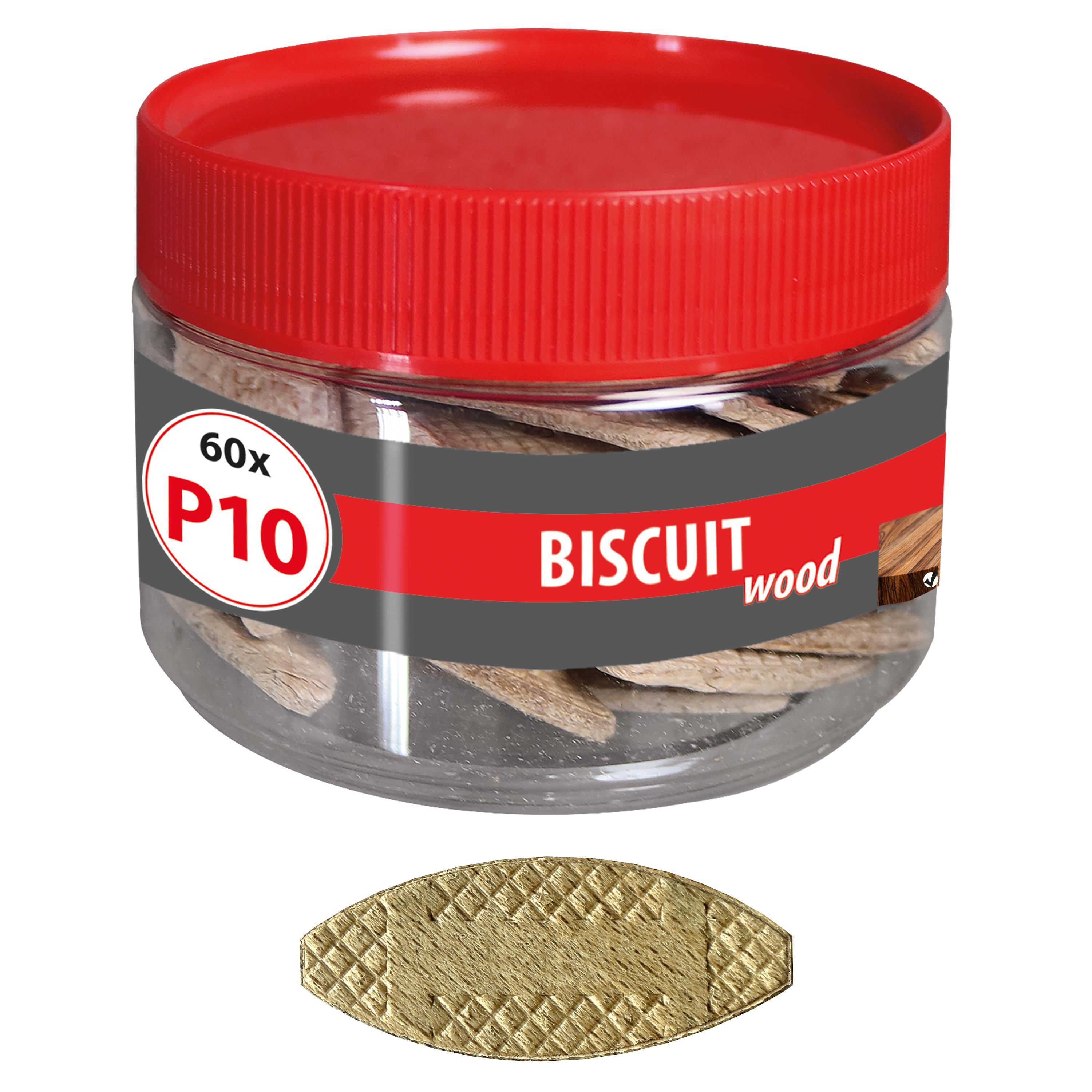 TOX Chevilles plates en bois Biscuit Wood P10 (60pcs) | Leroy Merlin