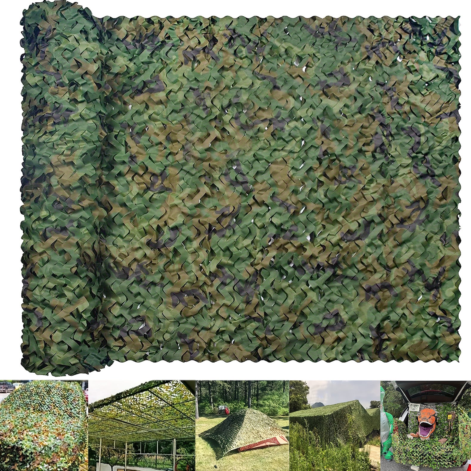 Filet de camouflage, filet de camouflage, filet caché, pour la chasse ...