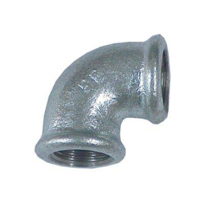 COUDE FF FONTE GALVANISÉE 90 GEBO 1"F | Leroy Merlin