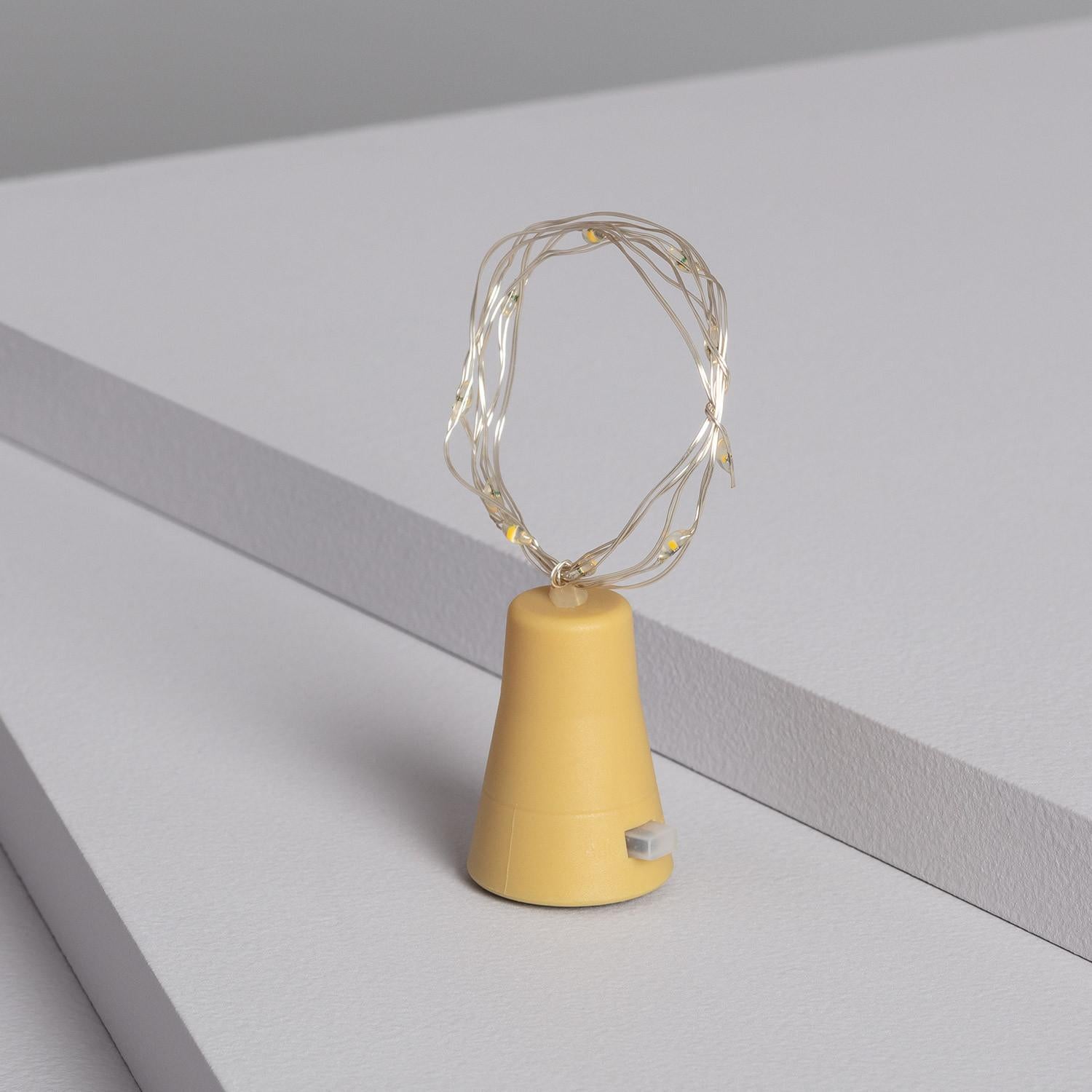 Ledkia Guirnalda Solar Exterior LED Alambre para Botella Blanco Cálido ...