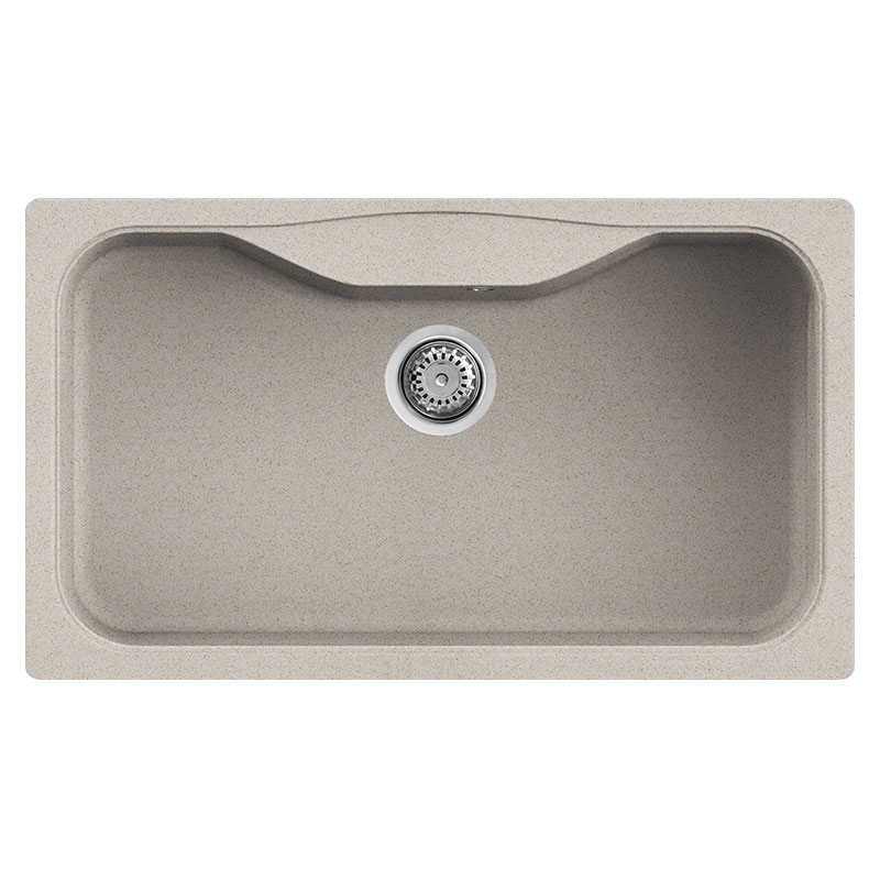 Elleci Fox 360 Lavello montato su piano Rettangolare Granitek | Leroy Merlin