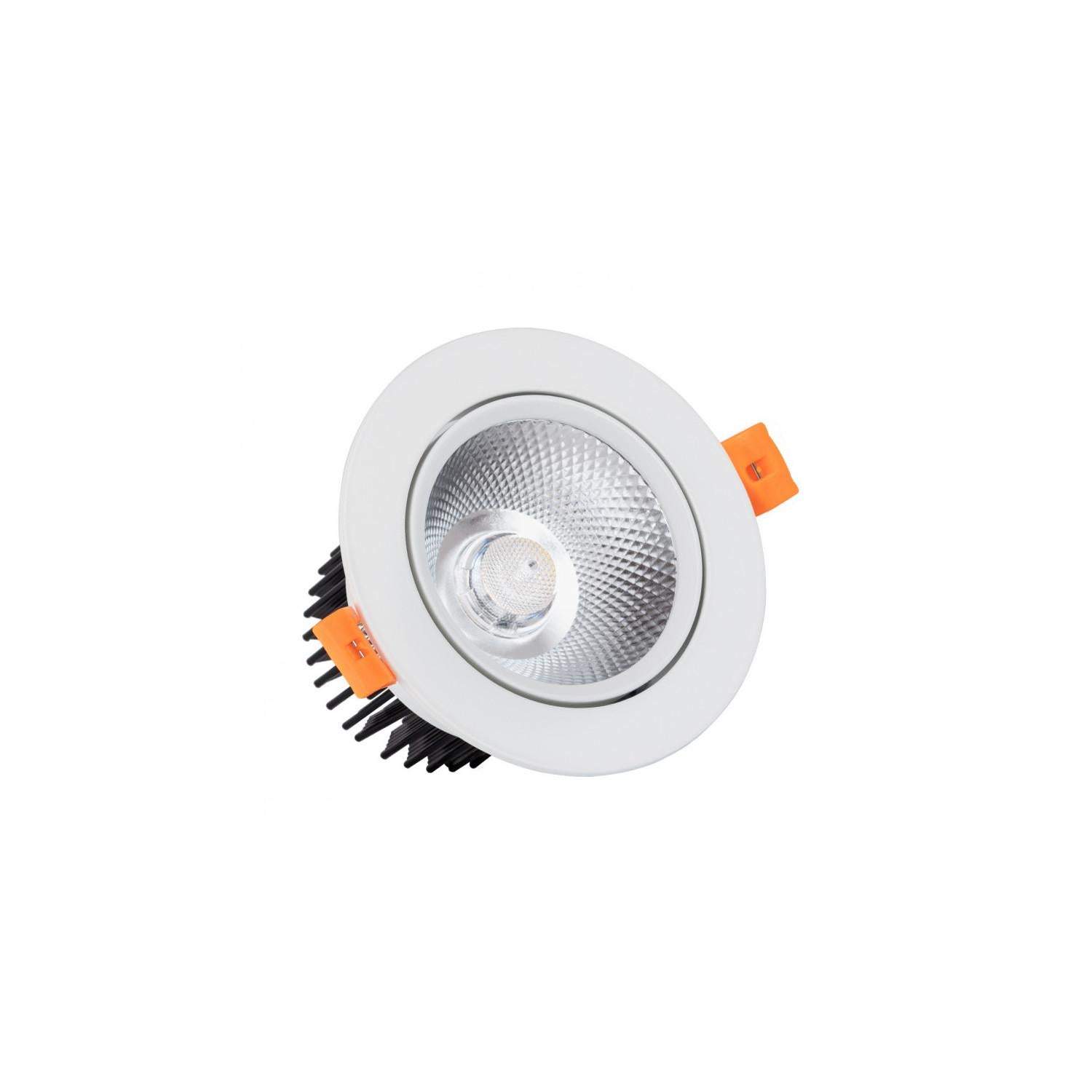 Spot Downlight LED 12W Rond Dimmable COB CRI90 Coupe Ø 90 mm 4000K Blanc neutre | Leroy Merlin