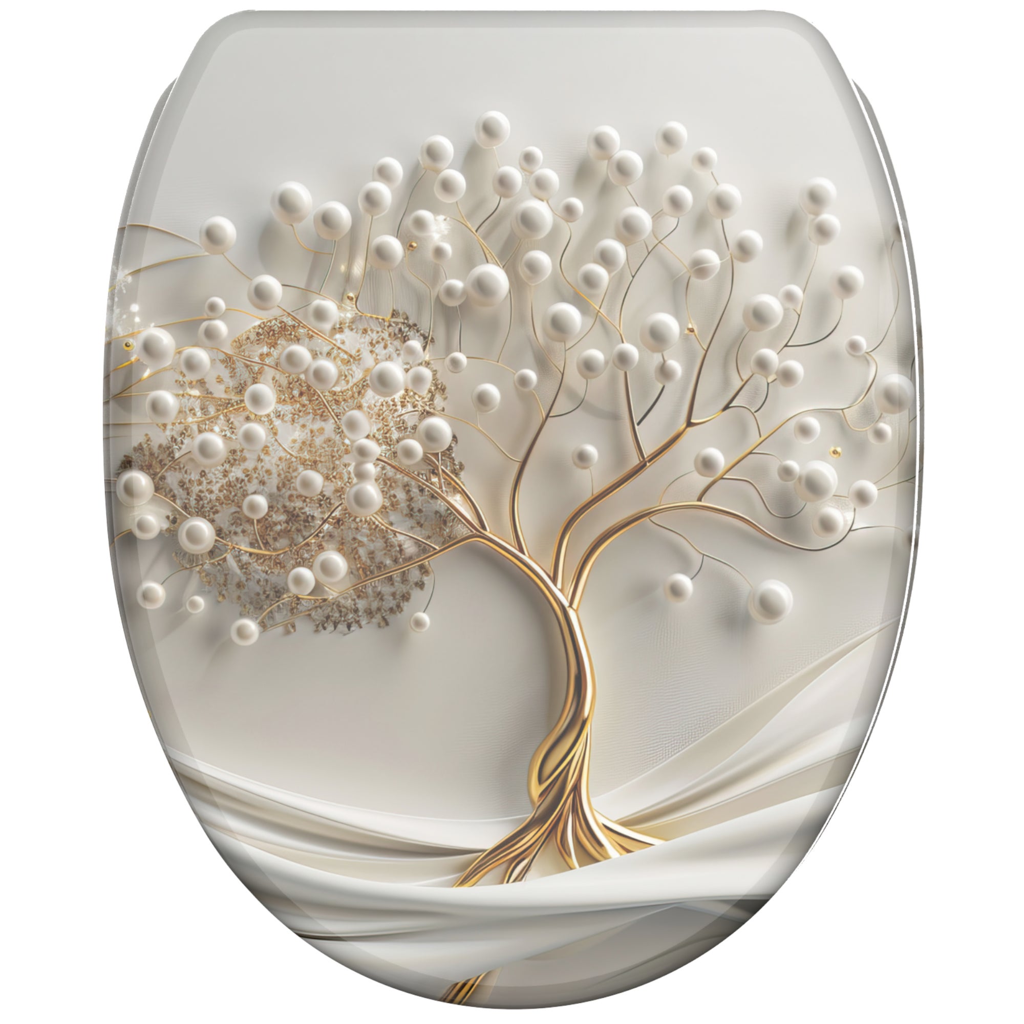 Siège WC avec abaissement automatique Tree of Life | Leroy Merlin