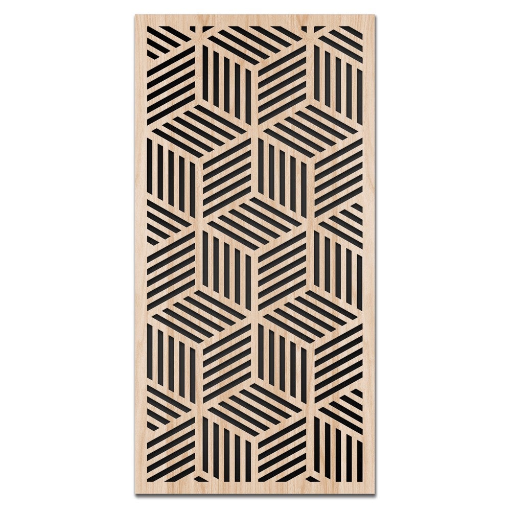 CUBIQUE - Cadre Meuble LASERCUT Composite Bois Et PVC 50X100 CM | Leroy ...