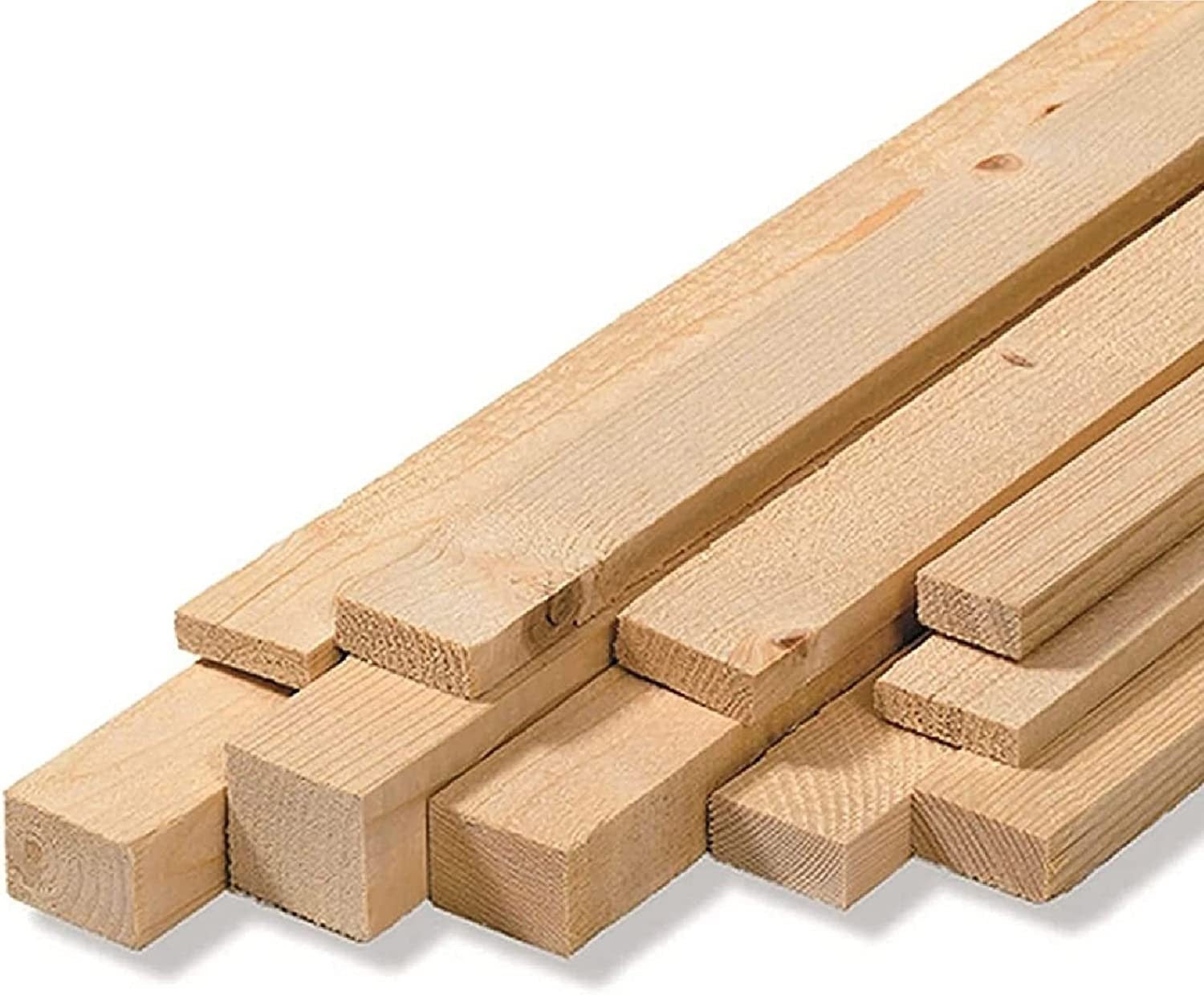 Listones de madera de abeto natural en bruto postes resistentes para ...