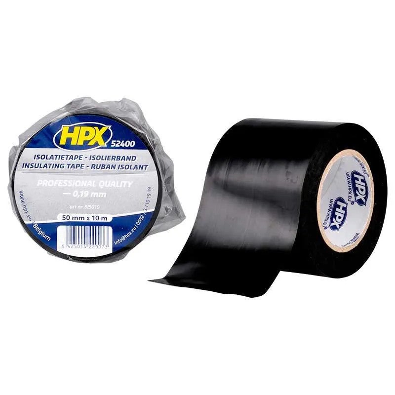 Ruban isolant PVC TAPE 52400, noir, 50 mm x 10m | Leroy Merlin