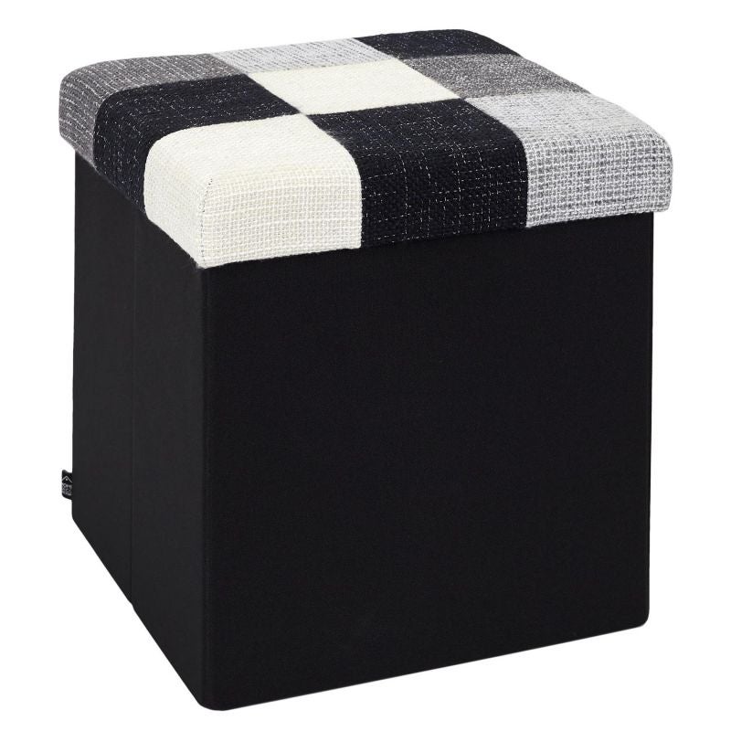 Puff plegable con funda Patchwork | Leroy Merlin