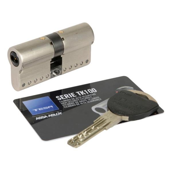 Cilindro de alta seguridad TESA ASSA ABLOY TK100-Latón. 70 mm. 35-35 ...