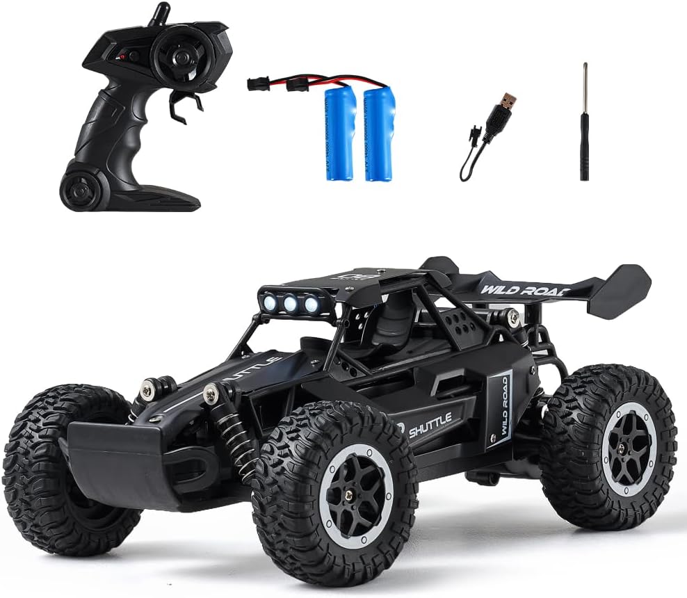 Monster truck télécommandé à l'échelle 1:16 avec phares LED, voiture ...