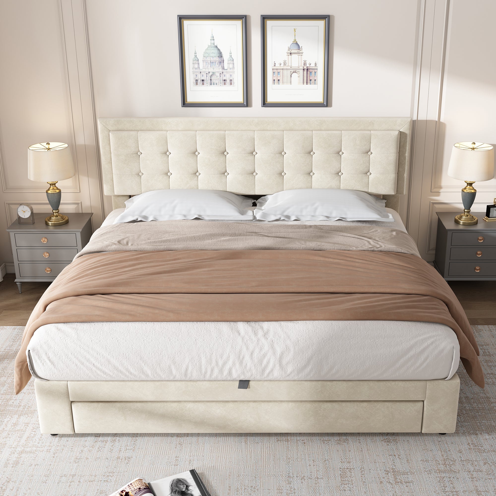 Lit Beige 180 X 200