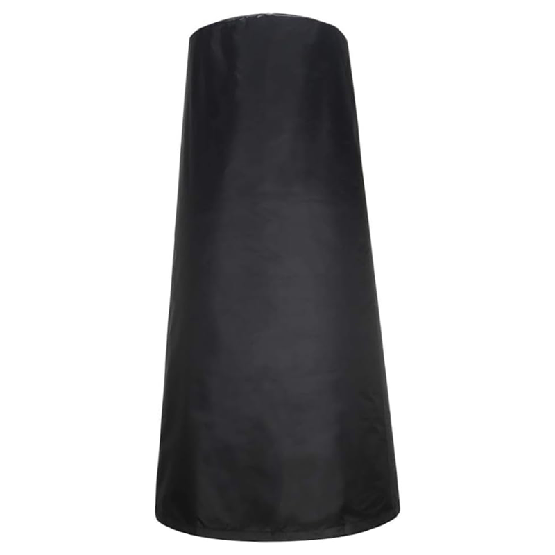 Housse de protection ronde imperméable pour foyer, barbecue avec cordon ...
