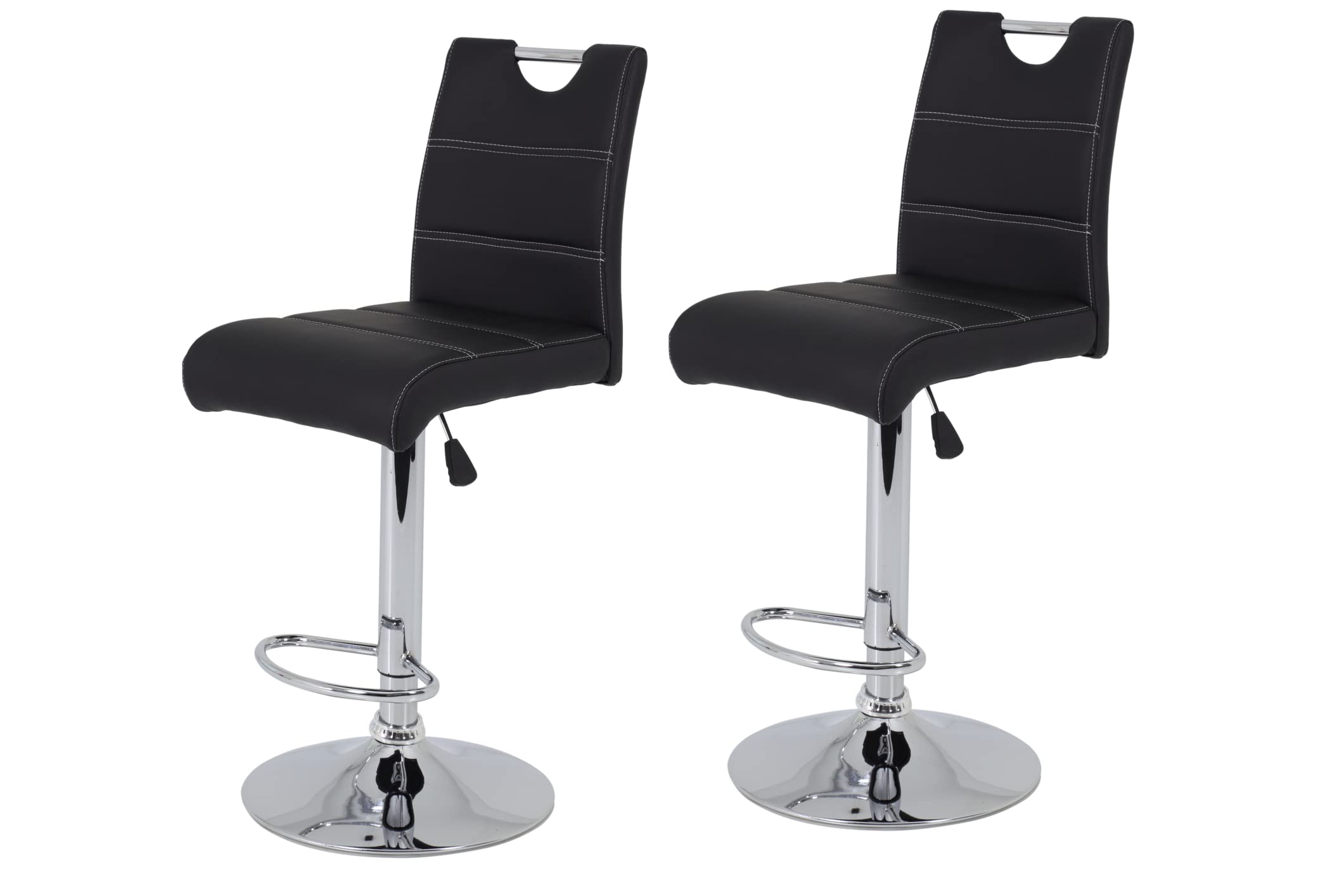 Hela Tische, Miranda - Set di 2 sgabelli da bar/bistrot, in similpelle ...