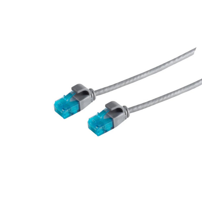 Cable tp cat.6 u / utp delgado gris 5.0m | Leroy Merlin