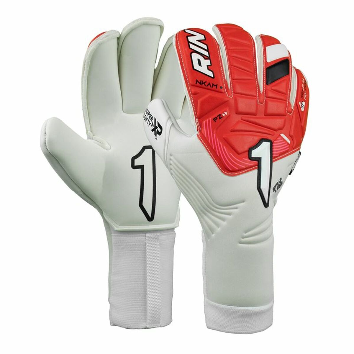 Gants de Gardien de But Rinat Nkam Prime Infantil Rouge Taille 6 ...