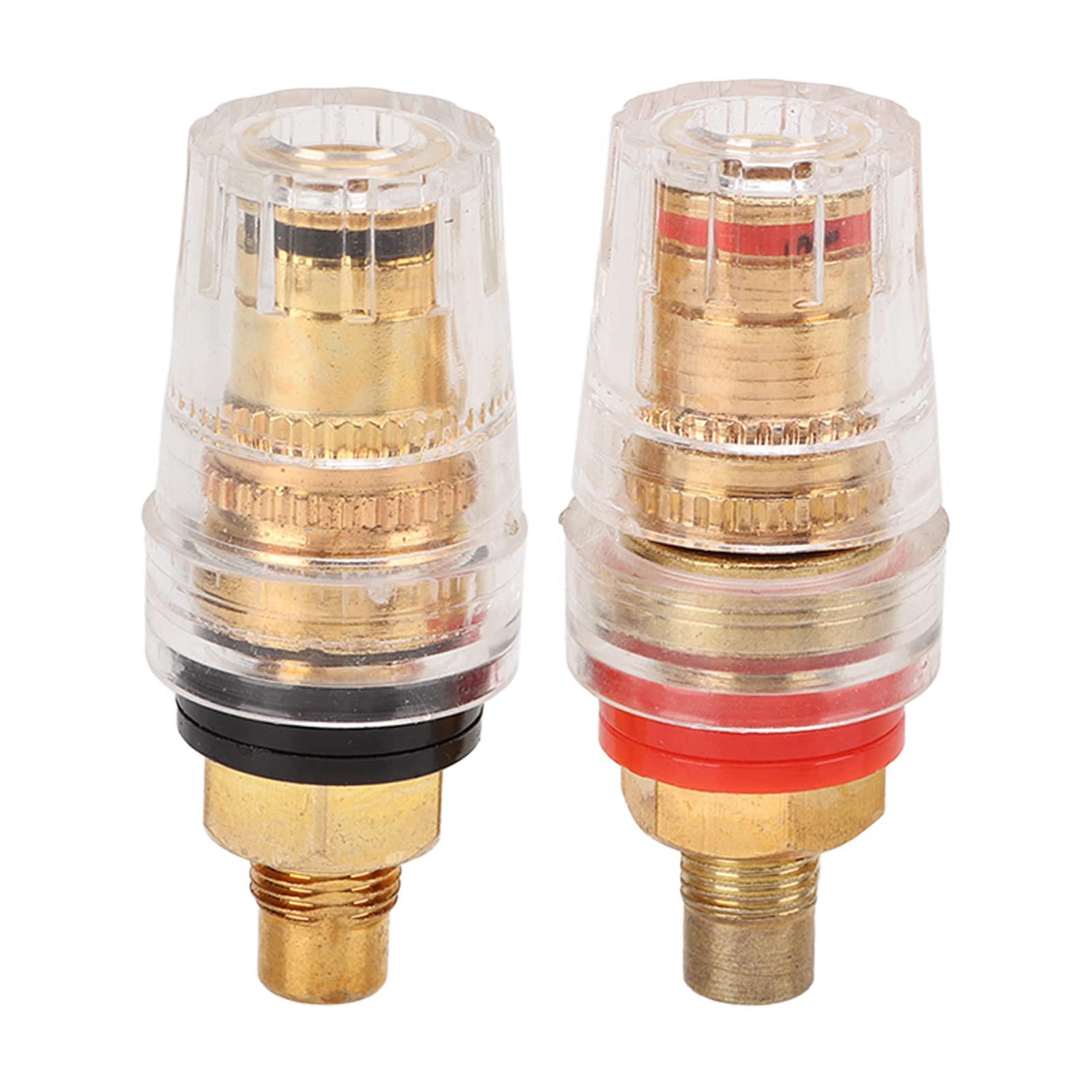 2 piezas de terminal inversor rojo y negro, compacto, conductividad ...